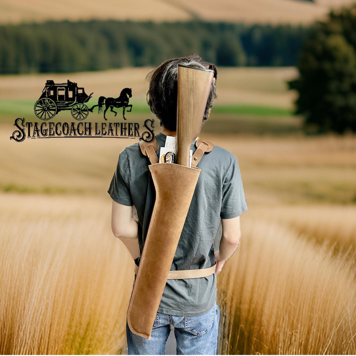 Rifle/Shotgun Backpack Scabbard with 1 1/4" Webbing Strap – Stagecoach ...